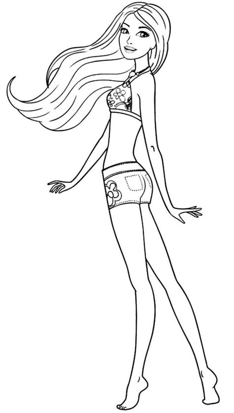 50 Desenhos Da Barbie Para Colorir Pop Lembrancinhas
