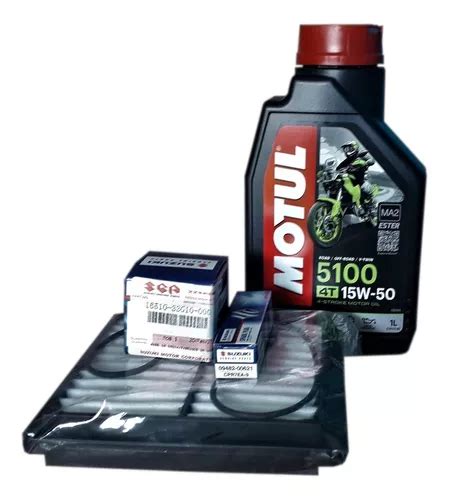 Kit De Afinación Original Suzuki Gixxer 150 Motul 5100 Envío gratis