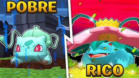 RICO VS POBRE DO VENOSAURO GIGANTAMAX No MINECRAFT YouTube