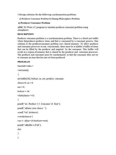 5 a b program pdf concurrency computer science computer science