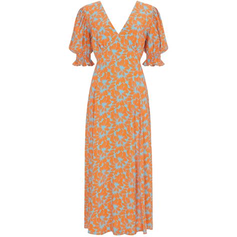 Mint Velvet Jolie Print V Neck Maxi Dress Jarrold Norwich