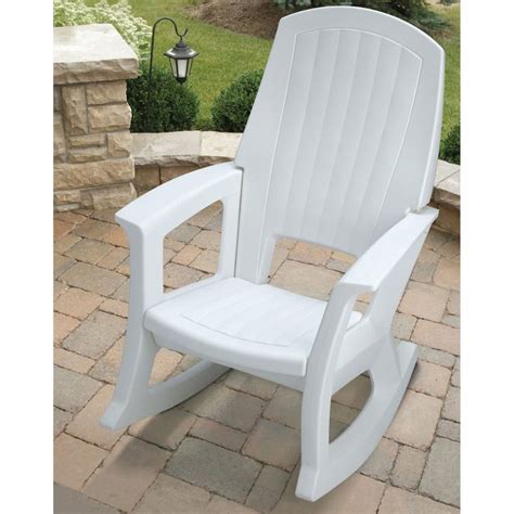 Semco Rockaway Plastic Rocking Chair Walmart Terrassen stühle