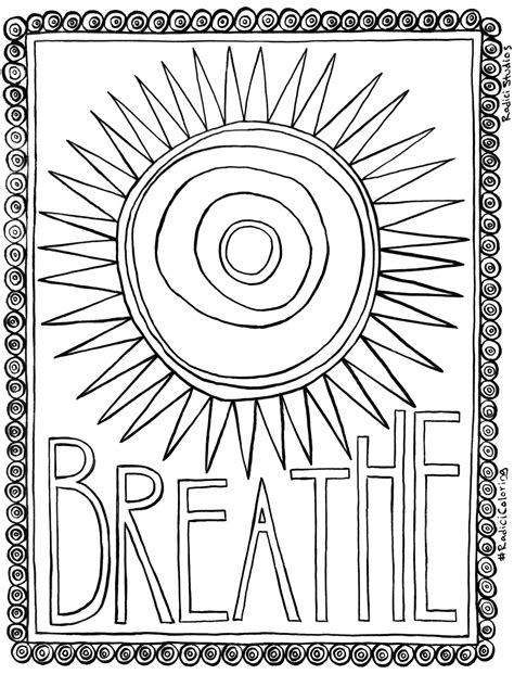 Breathe Coloring Pages Coloring Home