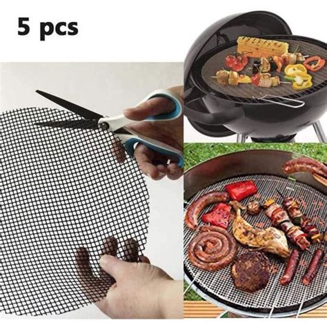 USTENSILE BARBECUE WLHER Rond Grille Barbecue Tapis De Cuisson