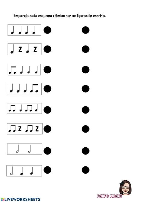 Ficha online de Figuras musicales para 5º y 6º primaria Puedes hacer