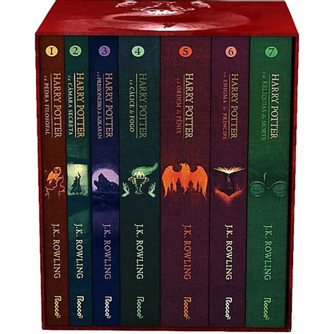 Box Vermelho Cole O Harry Potter Completa Premium Capa Dura Novo E