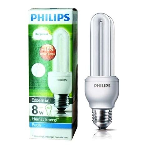 Jual Lampu Philips Essential 8w 8 Watt Putih Cool Daylight Di
