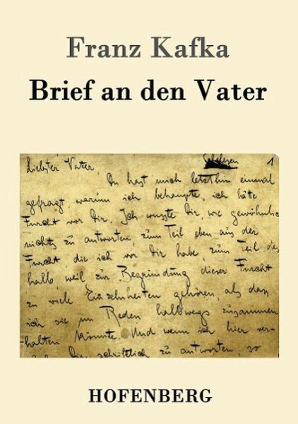 Brief An Den Vater Von Franz Kafka Bei B Cher De Bestellen