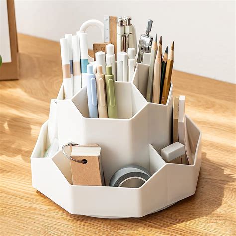 Amazon INSTOME Desktop Organizer With Pencil Holders 360Rotating