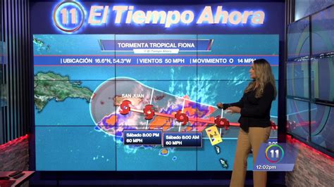 Esta tarde se emitiría una vigilancia de tormenta tropical para Puerto