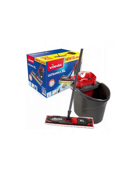 VILEDA ULTRAMAX XL Mop płaski wiadro zestaw