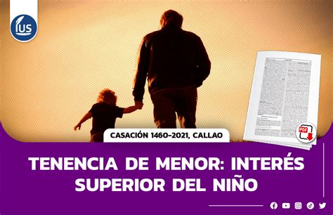 Tenencia De Menor Inter S Superior Del Ni O Casaci N