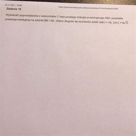 Prosze O Szybka Pomoc Daje Naj Brainly Pl