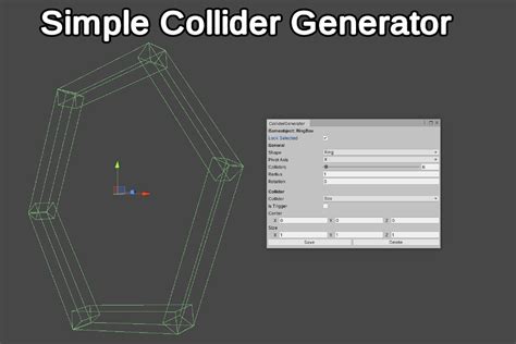 simple collider generator utilities tools unity asset store