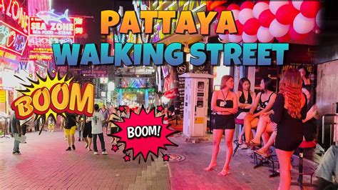 4KPattaya Walking Street Nightlife Scenes YouTube