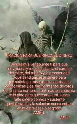 Oraciones De Poder OraciÓn A La Santa Muerte Para Romper 8EB