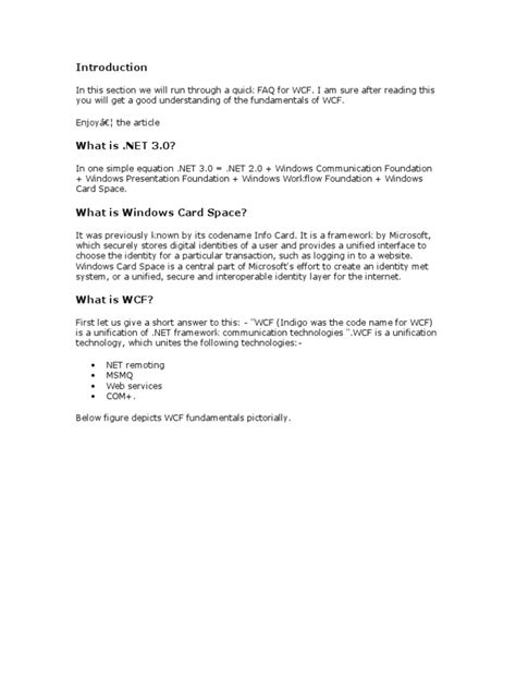 wcf download free pdf windows communication foundation soap