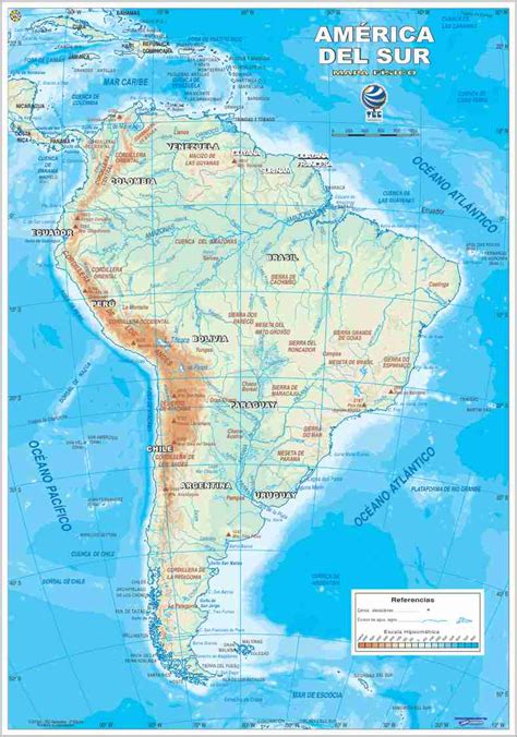 Mapa Tres Am Ricas F Sico Flexible O R Gido Tec Asociados