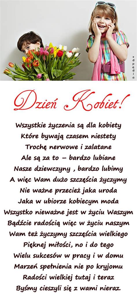 Bardzo długie życzenia z okazji dnia kobiet Życzenia na GifyAgusi pl