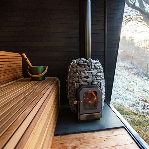 Round Finnish Wood Fired Sauna Heater Tandasaunas
