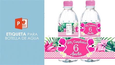 Plantillas Para Botellas De Agua