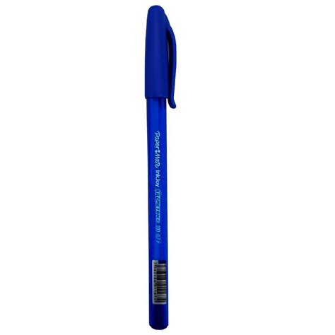 L Piz Pasta Azul Caja Unidades Kilom Punta Fina Inkjoy Paper Mate