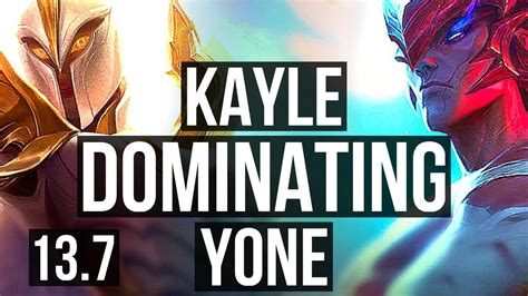 KAYLE Vs YONE TOP 700 Games 9 2 4 Dominating KR Master 13 7