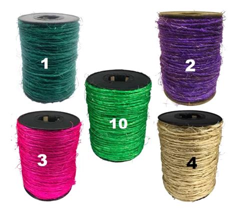 Rollos Mecate Cord N Henequ N Yute Natural Manualidades