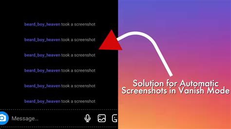 Instagram Vanish Mode Screenshot Problem How To Solve Screenshot