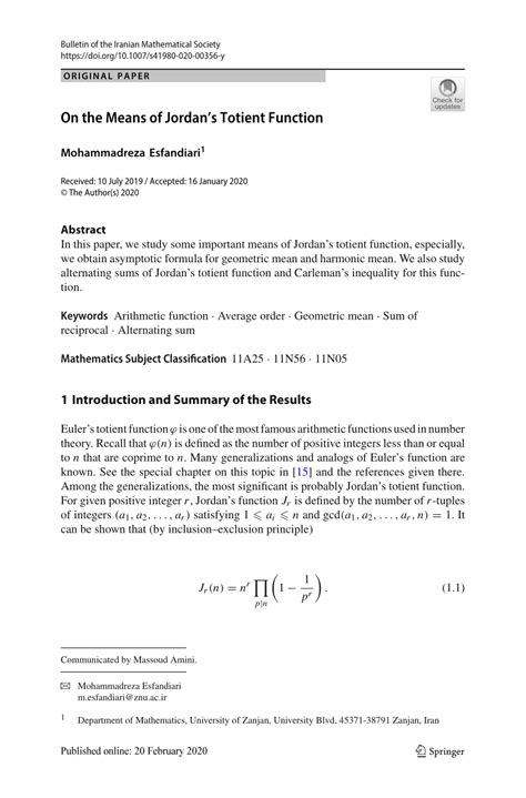 pdf on the means of jordan s totient function