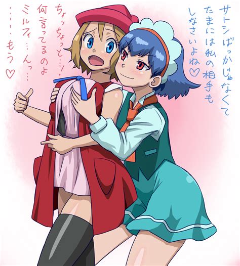 Serena And Miette Pokemon And 2 More Drawn By Nakaba Danbooru