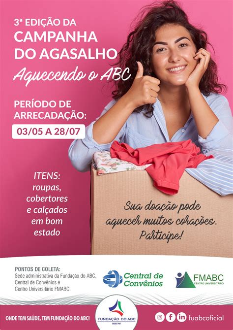Fundação do ABC dá início à campanha do agasalho de 2023