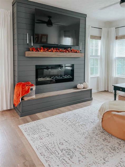 How To Build A Diy Fireplace Surround With An Electric Insert At