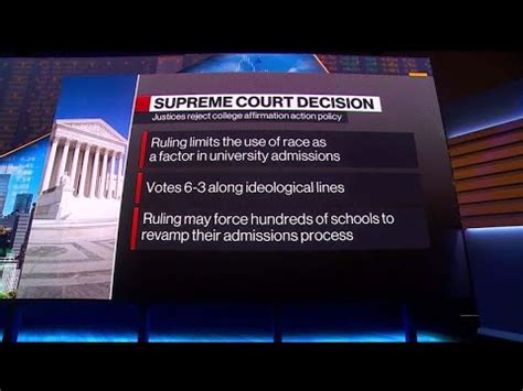 Supreme Court Curbs Use Of Race In College Admissions YouTube