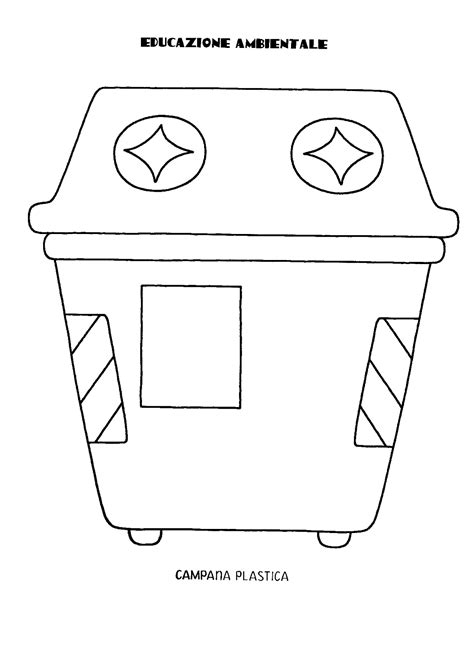 Raccolta Differenziata Disegni Rifiuti Da Colorare Coloring Book