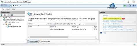 install an ssl tls certificate in microsoft iis web server vgeek tales from real it system