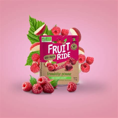 Ruban Pomme Framboise BIO FRUTOMATIK