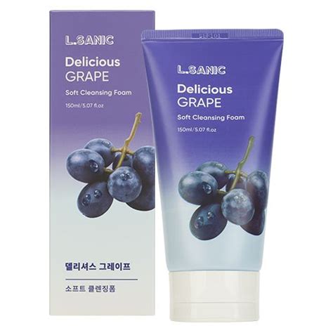 L Sanic Delicious Grape Soft Cleansing Foam 150ml Очищающая пенка для