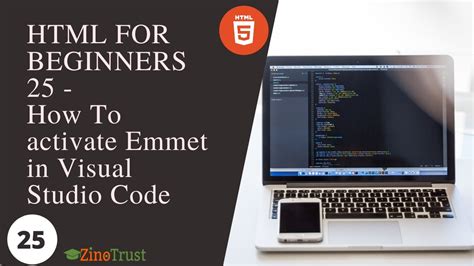 HTML For Beginners 25 How To Activate Emmet In Visual Studio Code For
