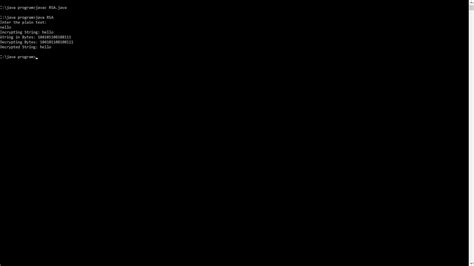 gr solution rsa algorithm implementation in java
