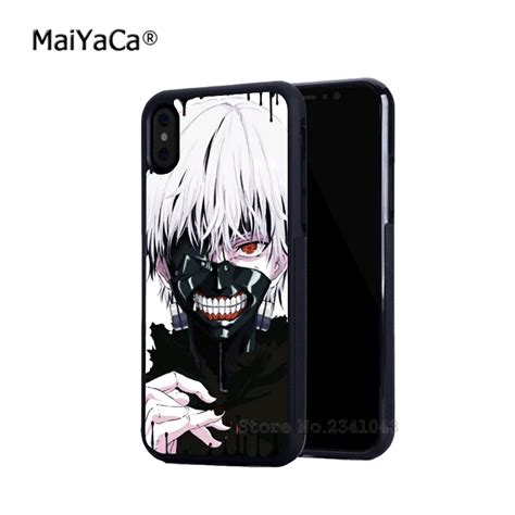 Anime Angry Kaneki Ken Tokyo Ghoul Soft Edge Cell Phone Cases For
