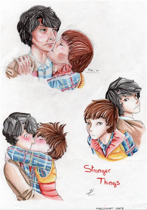 Stranger Things Mike Wheeler X Will Byers By Leadrawingfrench On Deviantart
