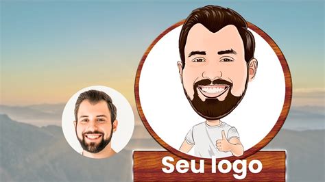 TRANSFORMAR FOTO EM DESENHO CARICATURA CARTOON LOGOMARCA COREL DRAW