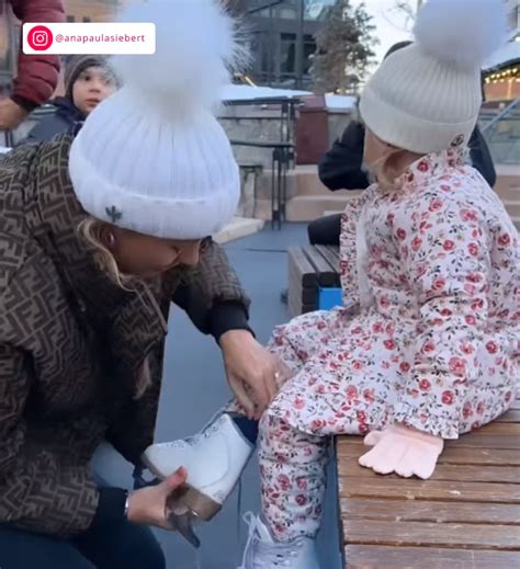 Ana Paula Siebert mostra Vicky Justus patinando no gelo e serão as