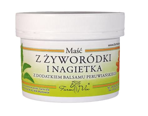 Maść z Żyworódki i Nagietka 150ml Farm Vix Farm Vix Maści