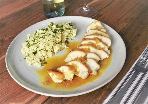 Frango Ao Molho De Laranja Arroz L Ancienne The Market L O