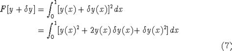 functionals and functional derivatives