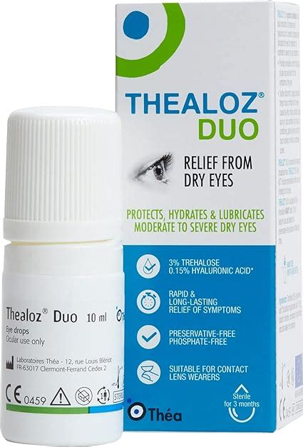 Thealoz Duo Augentropfen 10ml Bei Trockenen Augen Zum Schutz Zur
