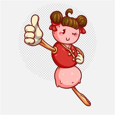 Ejemplo Lindo De La Mascota Del Dise O Del Personaje De Dibujos
