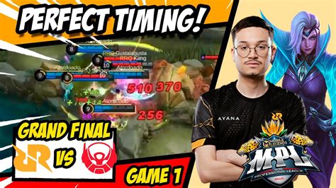 WAR SERU DARI KEDUA TIM DI GAME PERTAMA INI GRAND FINAL MPL BR RRQ